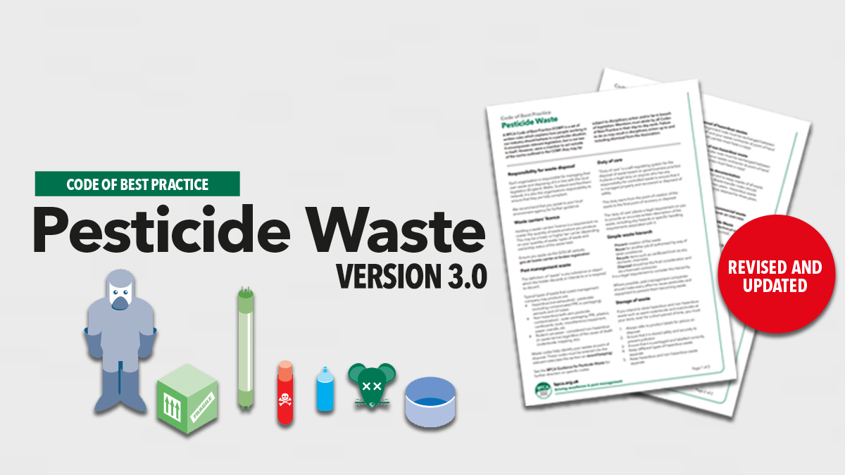 Code of Best Practice for Pesticide Waste condensed and updated