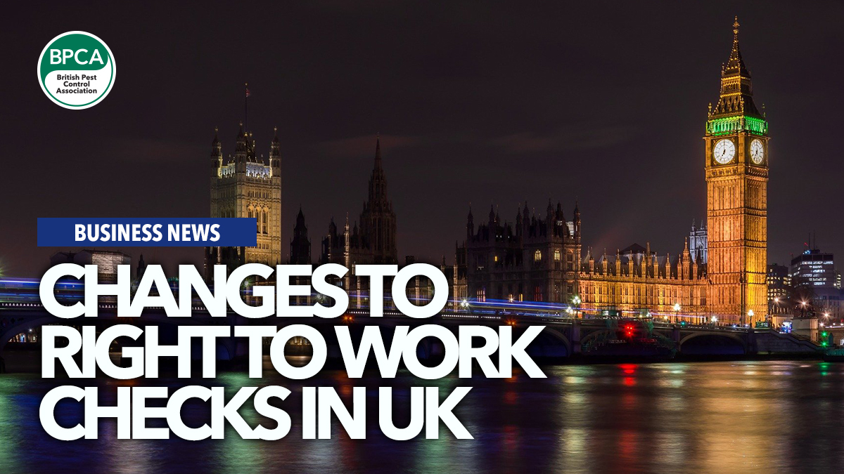 Changes to right to work checks in UK
