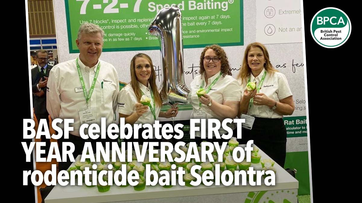 BASF celebrates first year anniversary of rodenticide bait Selontra