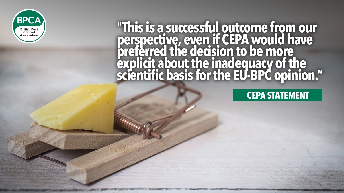 CEPA welcomes draft committee decision on AVK rodenticides in Europe