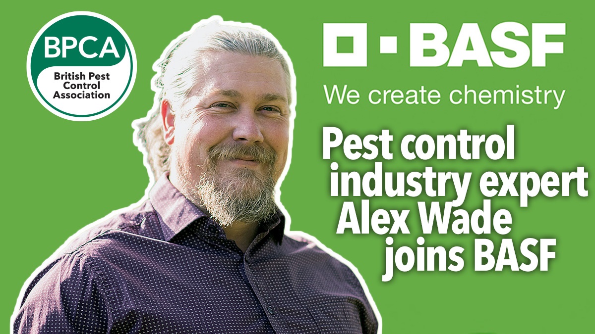 Pest control industry expert Alex Wade joins BASF
