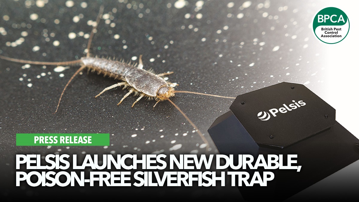 Pelsis launches NEW durable, poison-free silverfish trap