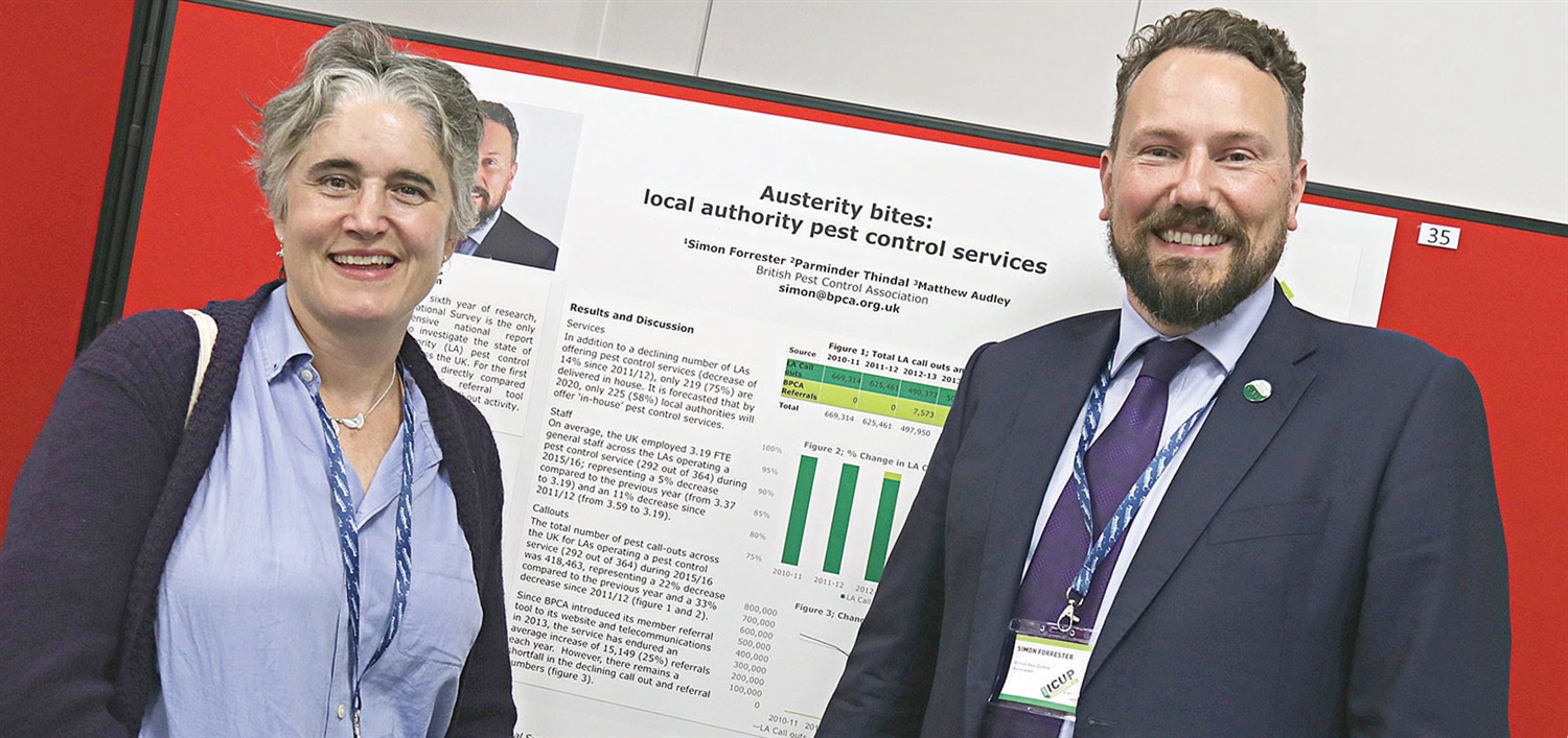 ICUP: warm reception boosts urban pests