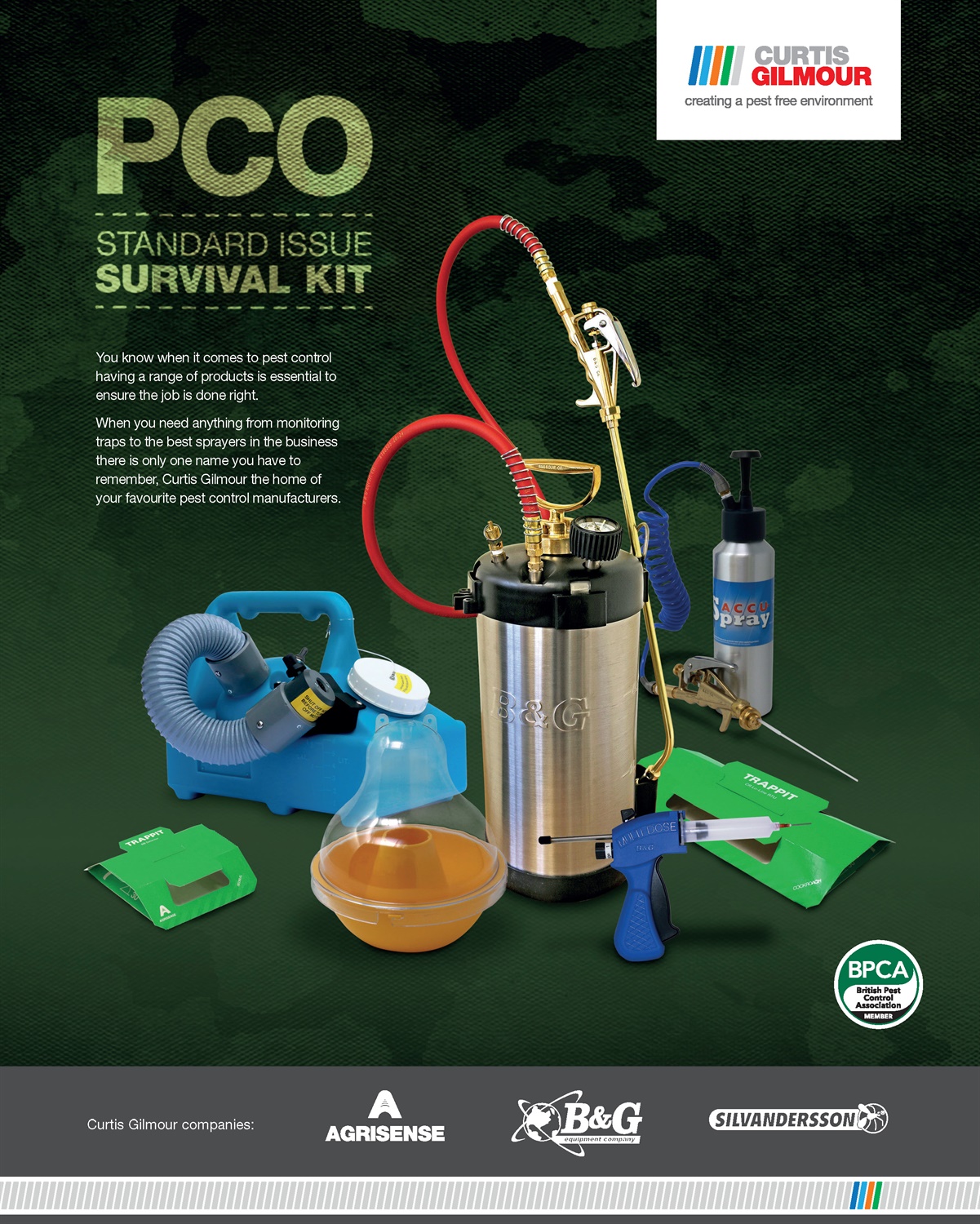 Advert: PCO standard issue survival kit